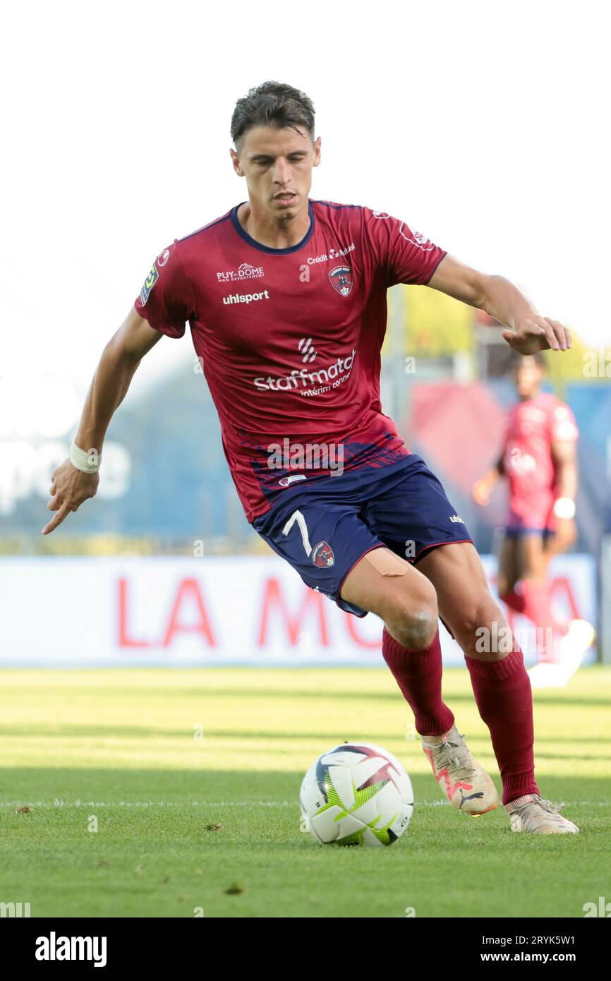 Clermont Ferrand, France. 30th Sep, 2023. Yohann Magnin of Clermont ...