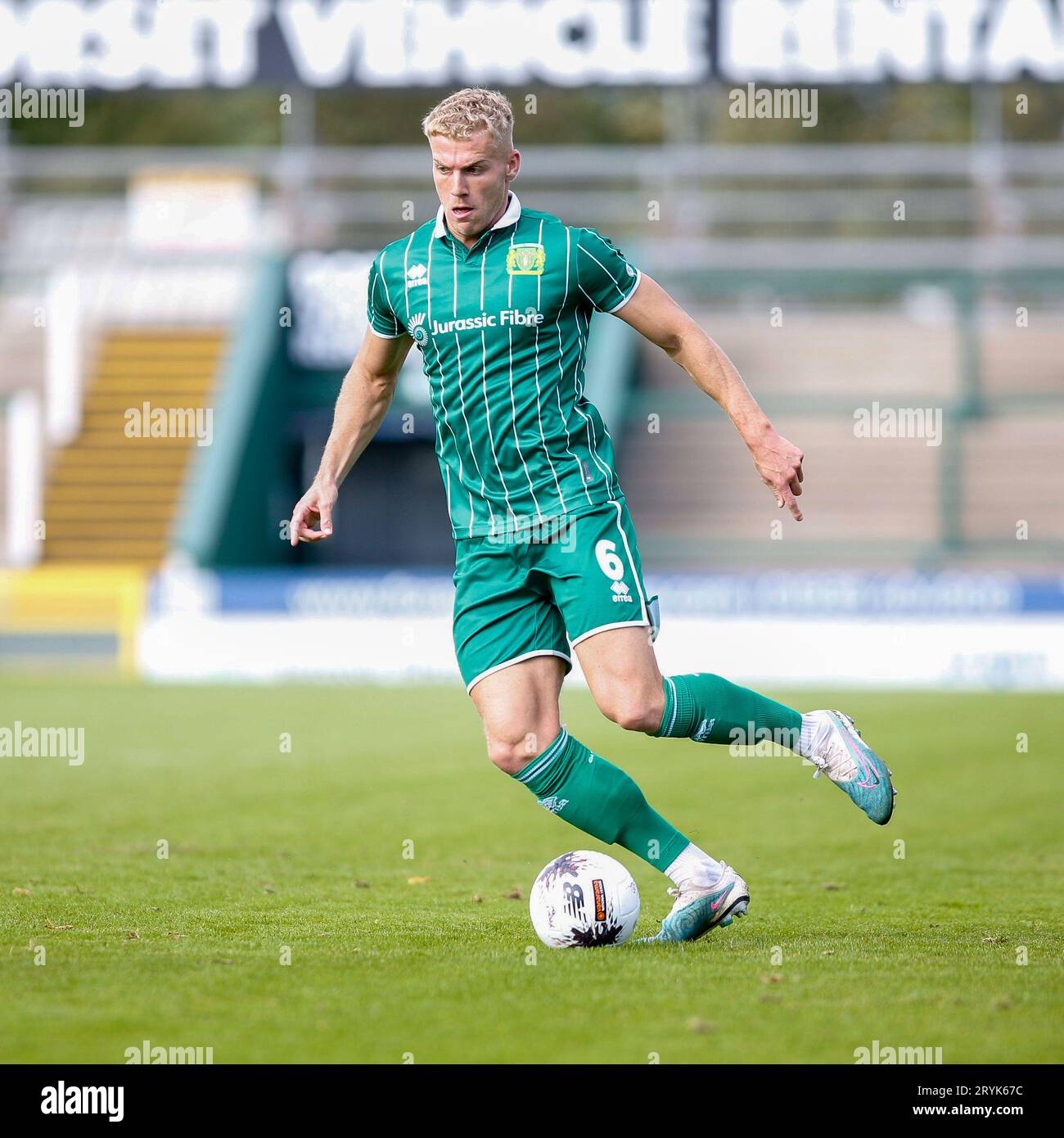 Jake Wannell of Yeovil Town during the Emirates FA Cup Third qualifying ...