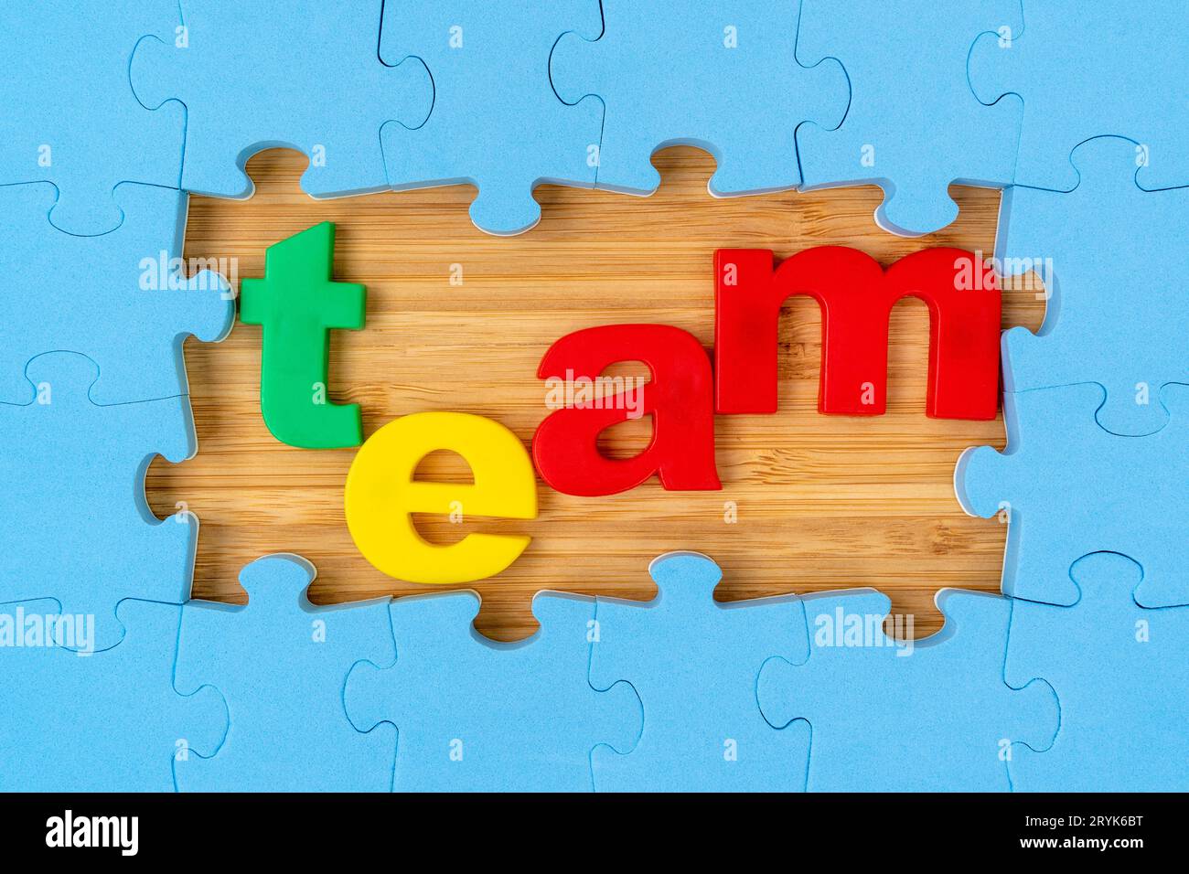 Word lettering team hi-res stock photography and images - Alamy