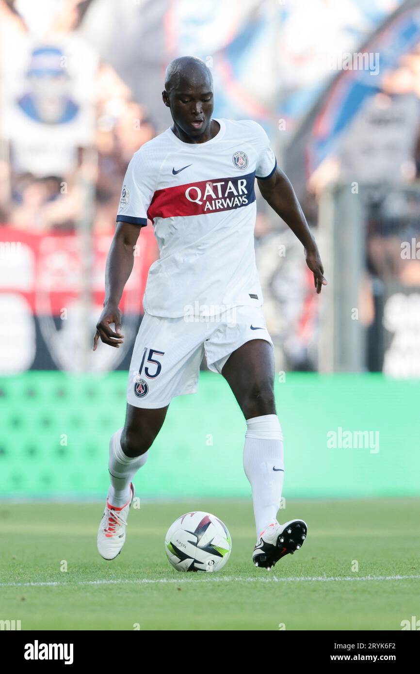 Clermont Ferrand, France. 30th Sep, 2023. Danilo Pereira of PSG during ...