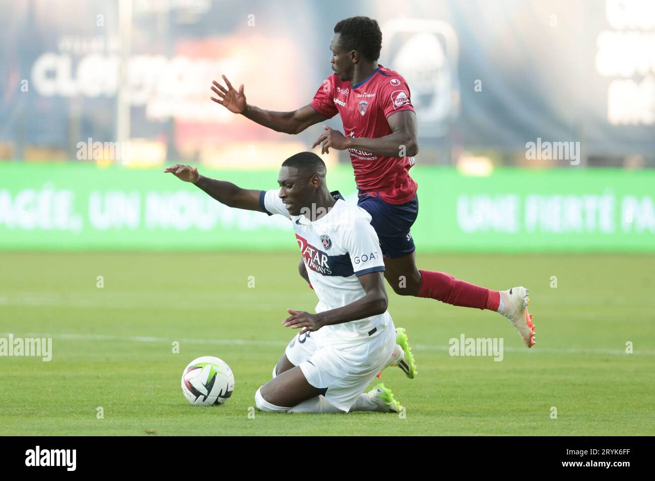 Clermont Ferrand, France. 30th Sep, 2023. Randal Kolo Muani of PSG ...