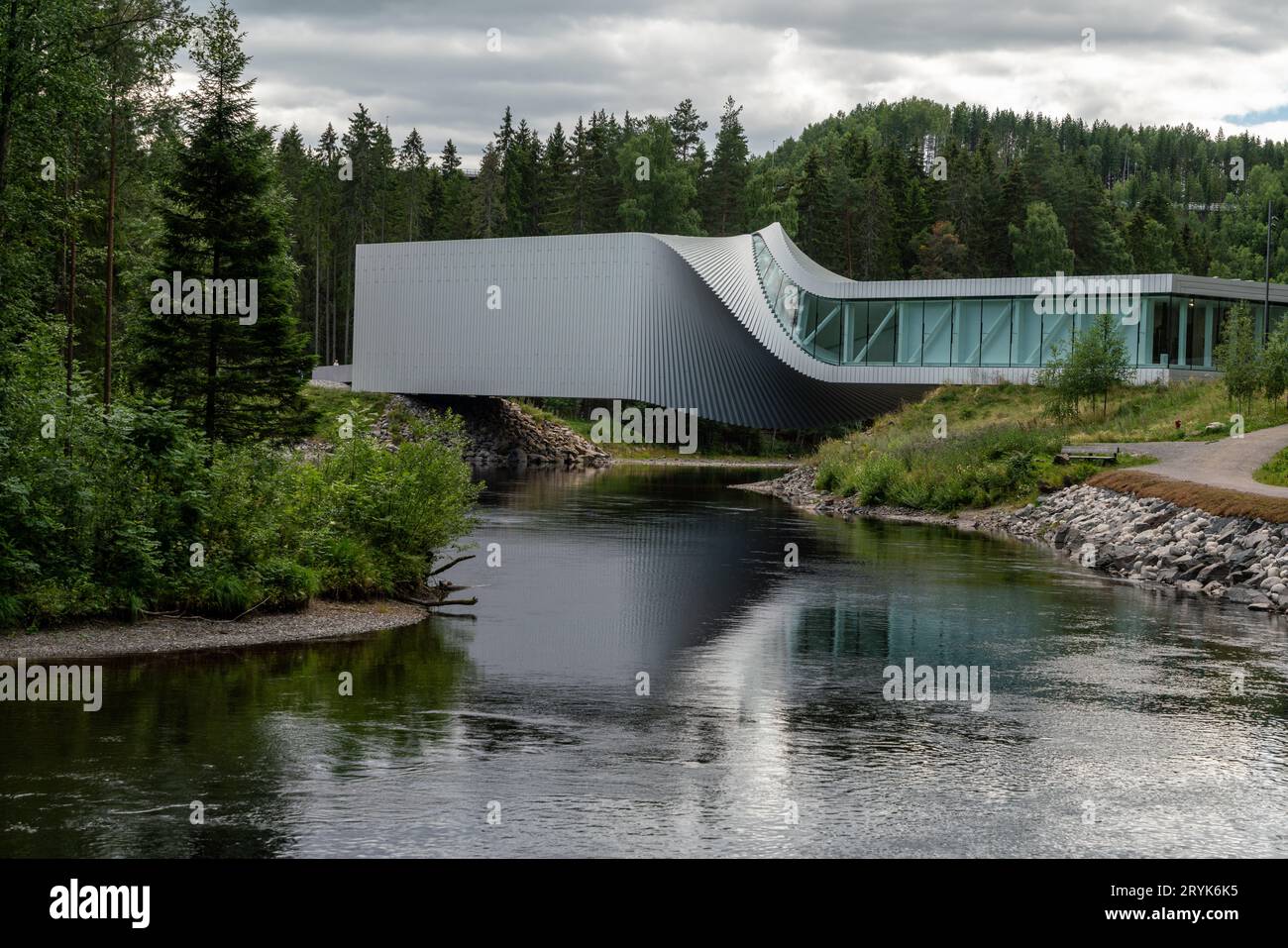 Gallery Twist at Kistefoss Museum Jevnaker, Norway Stock Photo - Alamy
