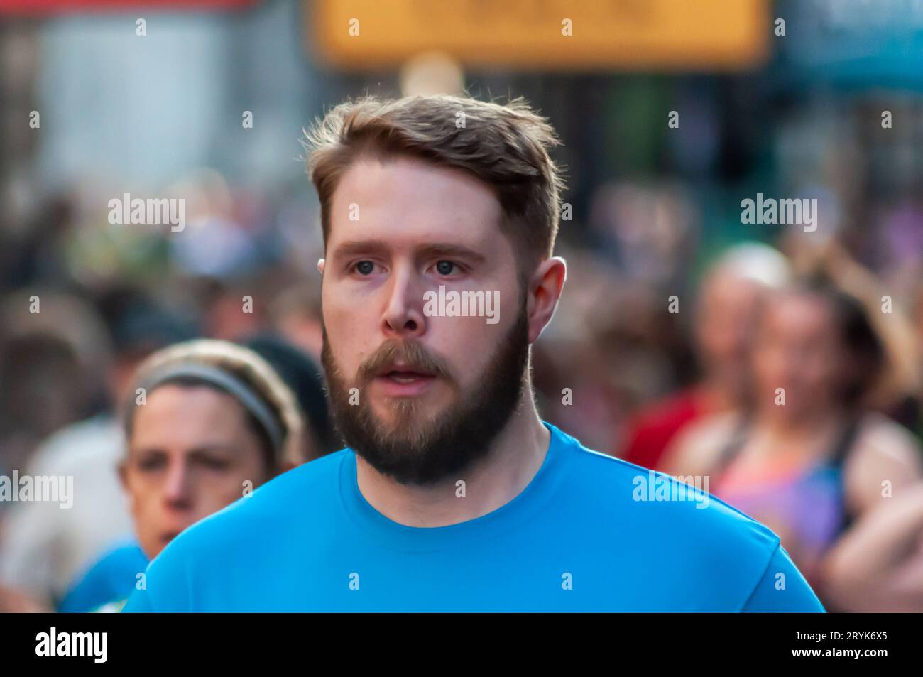 Glasgow, Scotland, UK. 1st October, 2023. Athletes competing in the ...