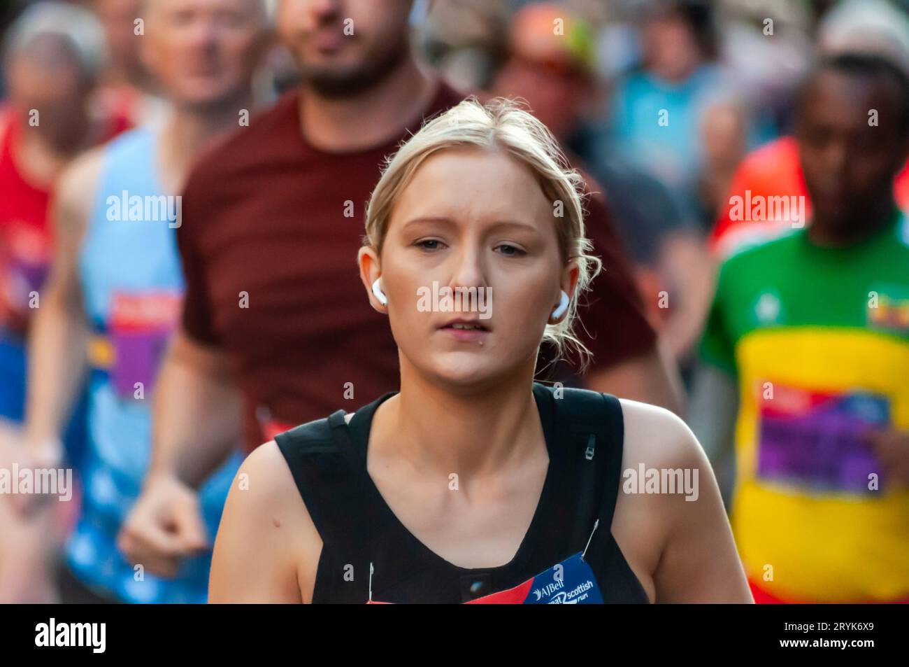 Glasgow, Scotland, UK. 1st October, 2023. Athletes competing in the ...