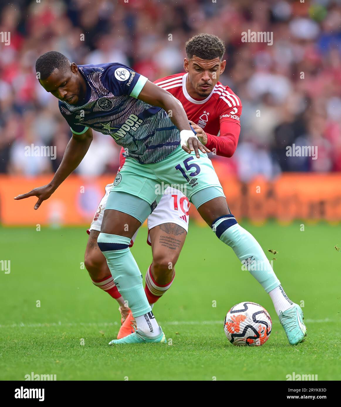 Nottingham, UK. 01st Oct, 2023. Morgan Gibbs-White (Nottingham Forrest ...