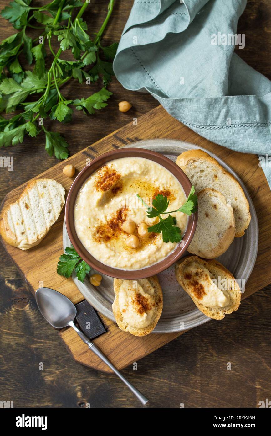 Middle Eastern, Hummus Arabic Cuisine. Vegetarian dips Homemade ...