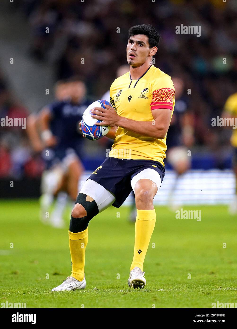 Romania's Marius Simionescu during the Rugby World Cup 2023, Pool A ...