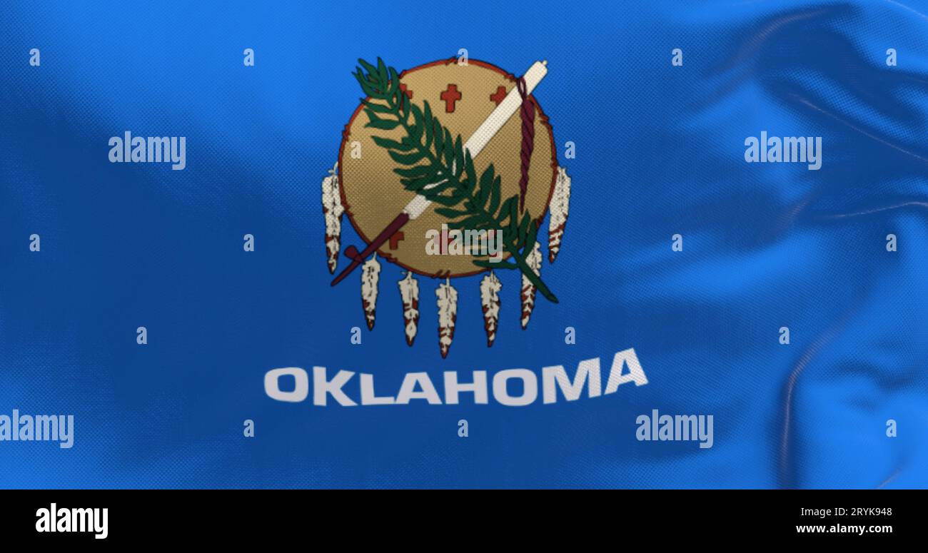 Oklahoman flag hi-res stock photography and images - Alamy