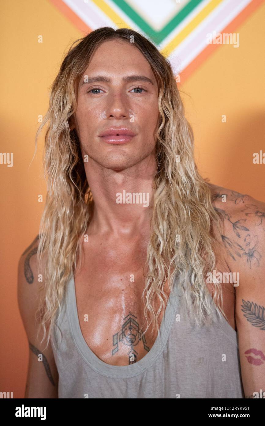 Paris, France. 01st Oct, 2023. Tyrone Dylan attending the Casablanca ...