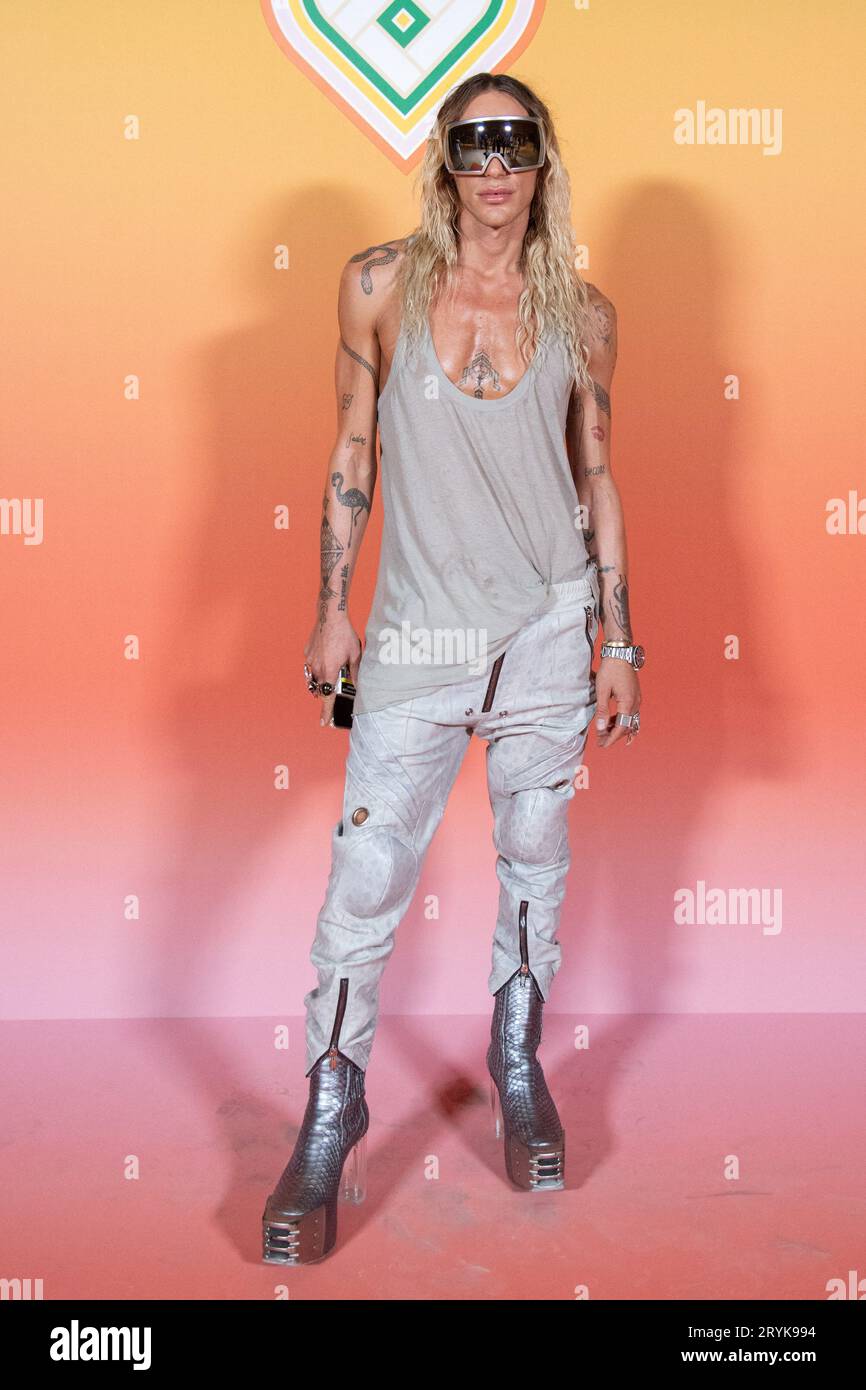 Paris, France. 01st Oct, 2023. Tyrone Dylan attending the Casablanca ...