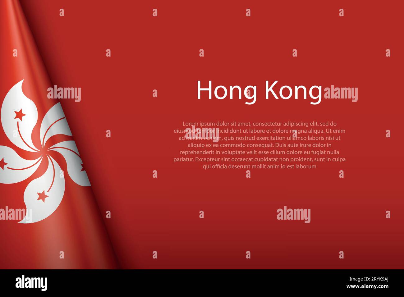 White background and hong kong Stock Vector Images - Alamy