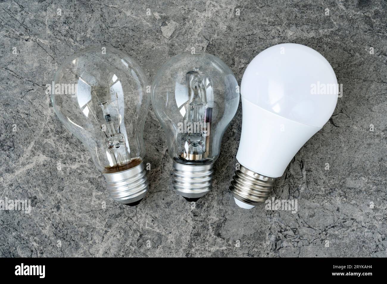 Three led bulbs hi-res stock photography and images - Alamy