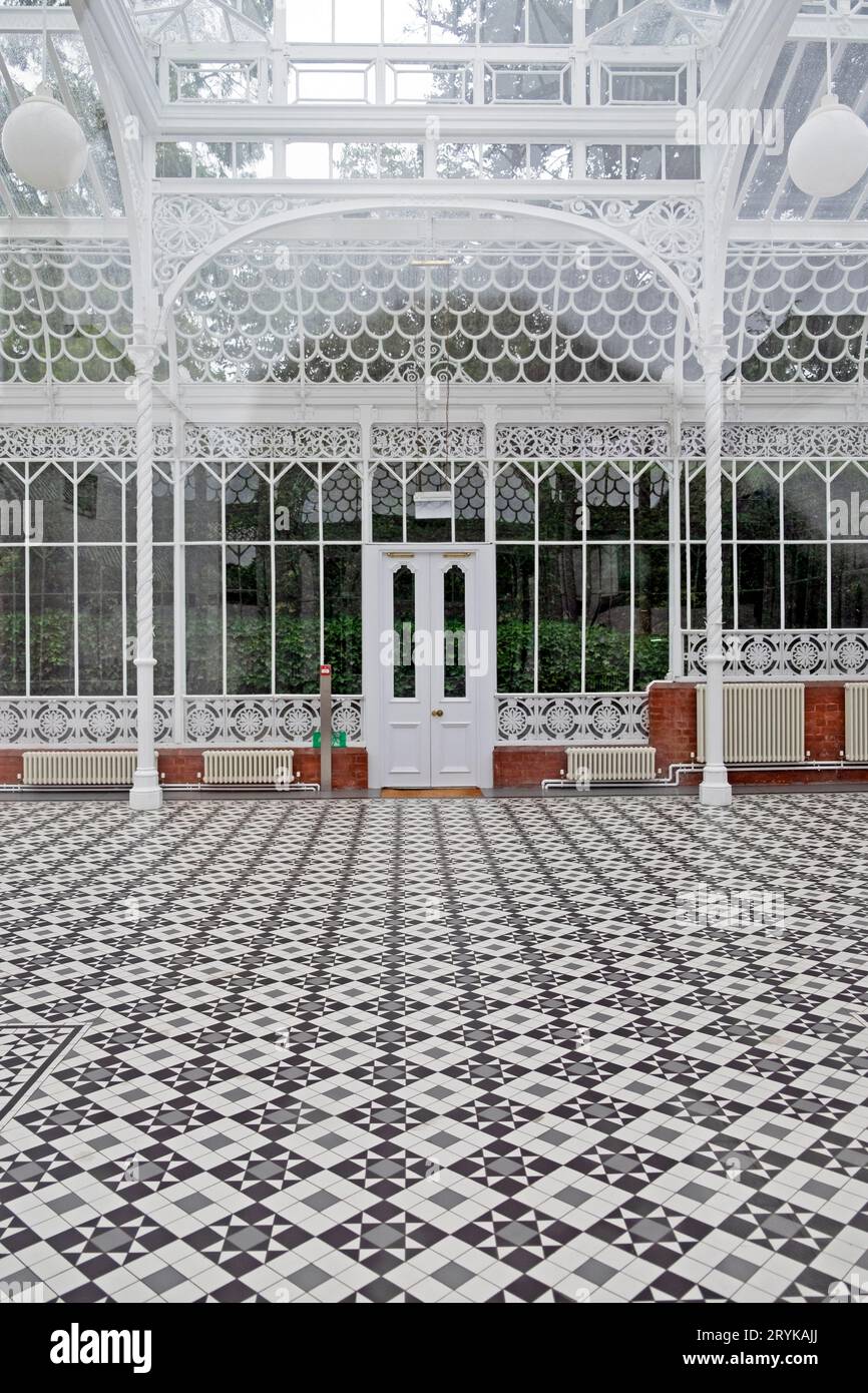 Victorian conservatory building interior at Horniman Museum Gardens in ...