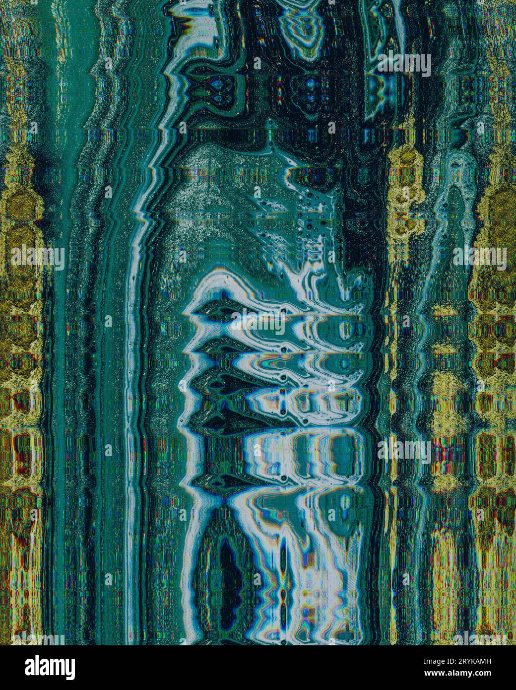 color distortion background glitch art pixel noise Stock Photo - Alamy