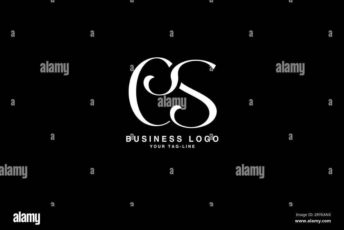 CS, SC, Abstract Letters Logo Monogram Stock Vector Image & Art - Alamy