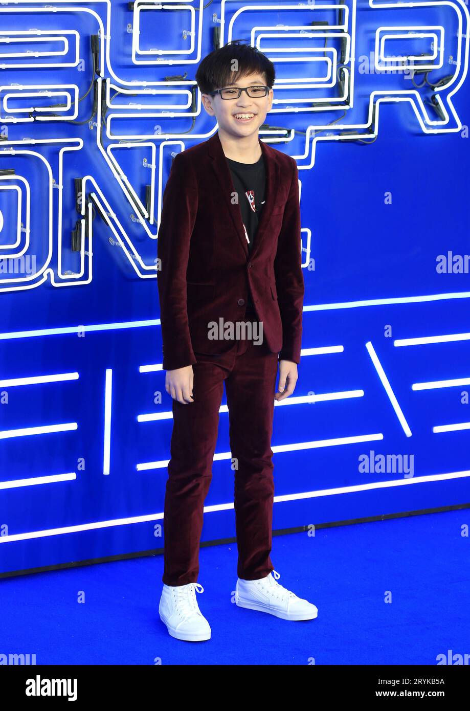 Philip Zhao attends the European Premiere of 'Ready Player One' at Vue ...