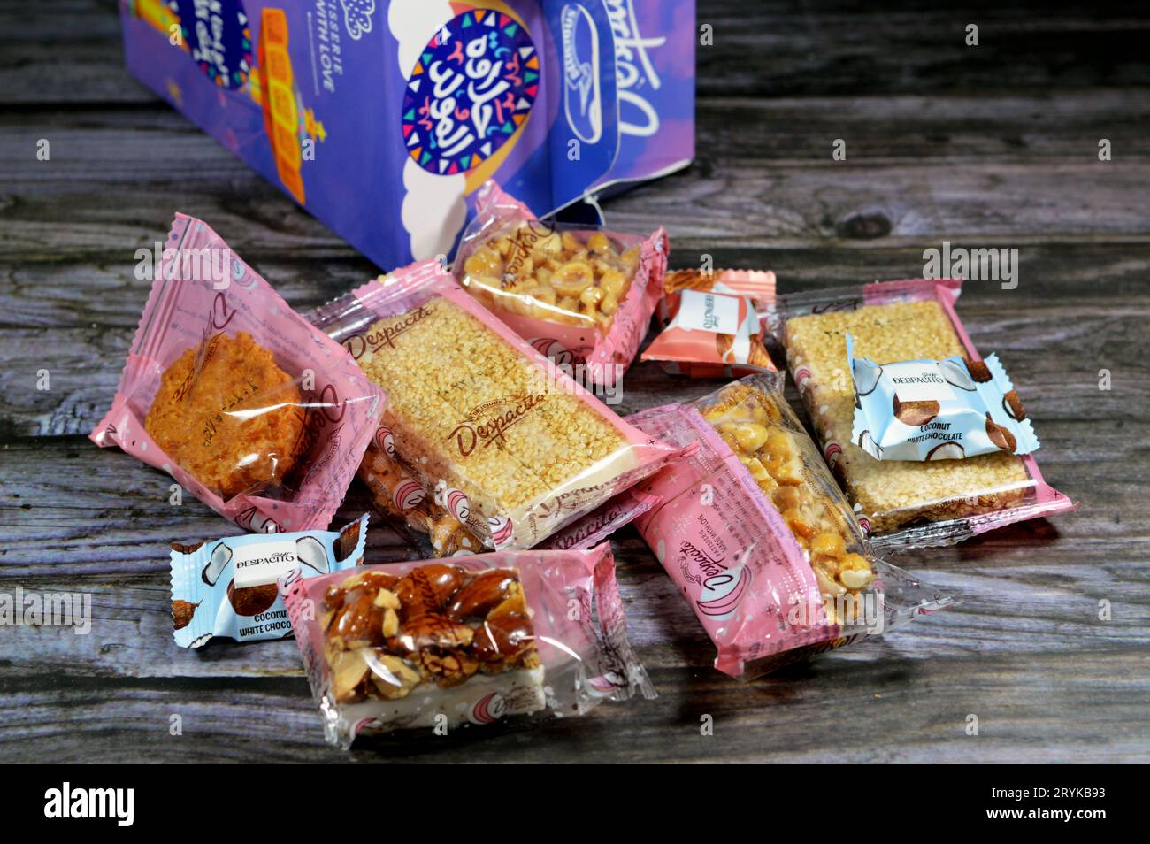 Cairo, Egypt, September 27 2023: Despacito Patisserie collection of ...