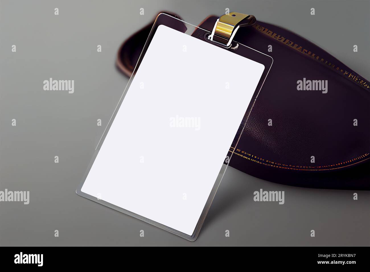 Office Badge Mockup Stock Photo - Alamy