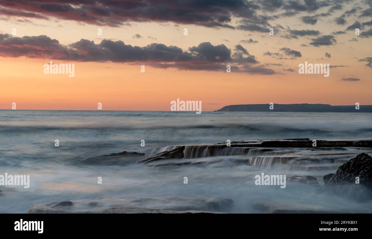 Rocky coast cyprus sunset hi-res stock photography and images - Alamy