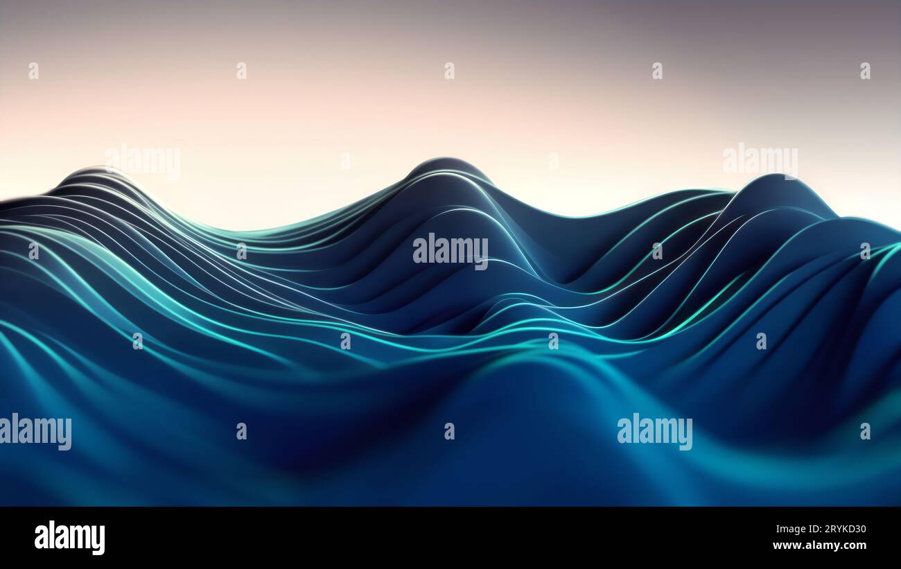 Graphic waves pattern backdrop hi-res stock photography and images - Alamy