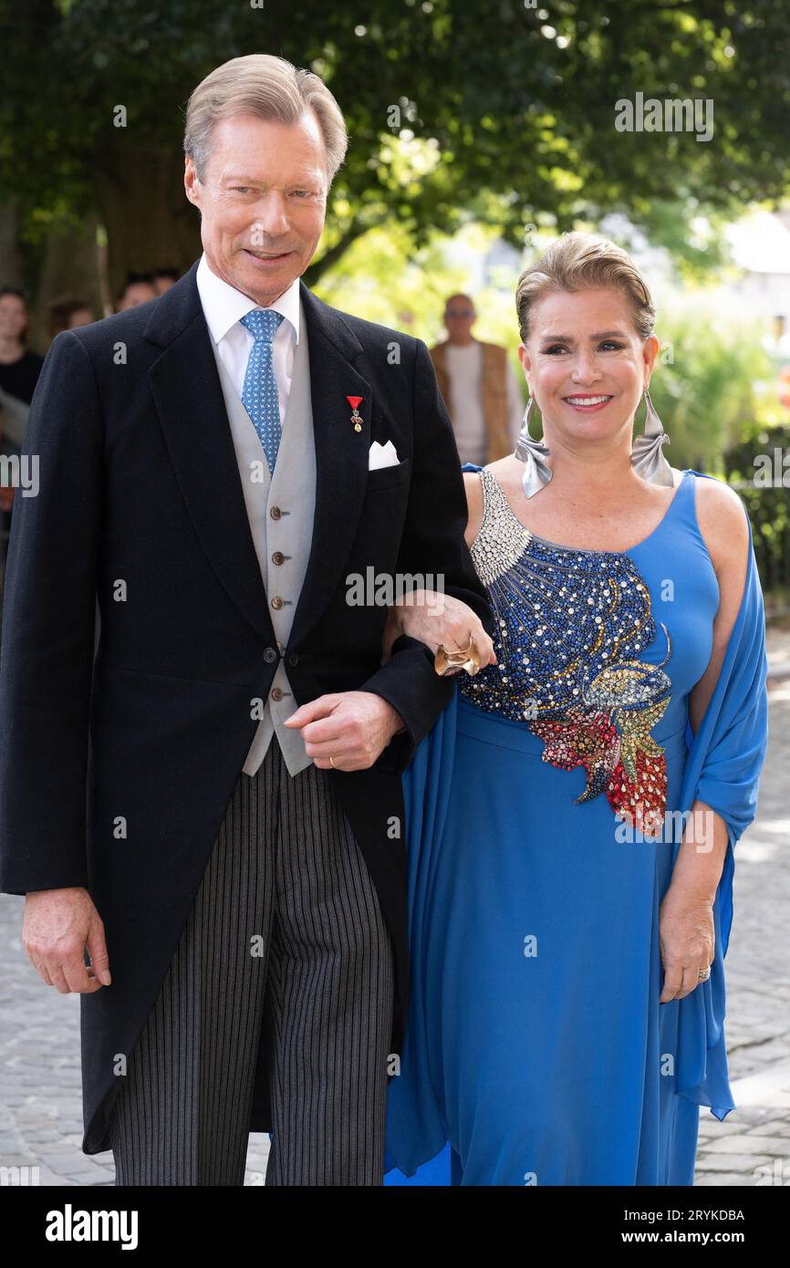 Beloeil, Belgium. 01st Oct, 2023. Grand Duke Henri of Luxembourg and ...