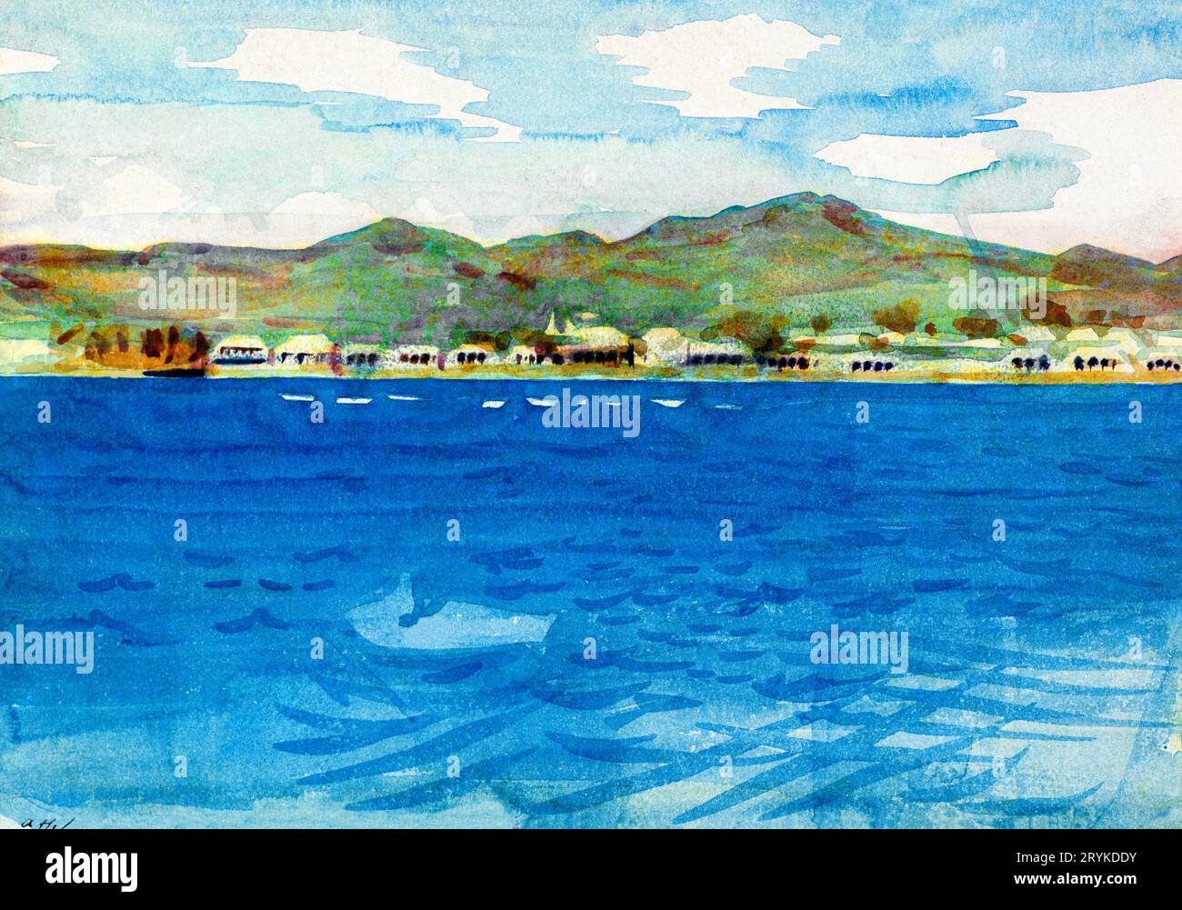 Azores painting in high resolution by Abbott Handerson Thayer Original ...