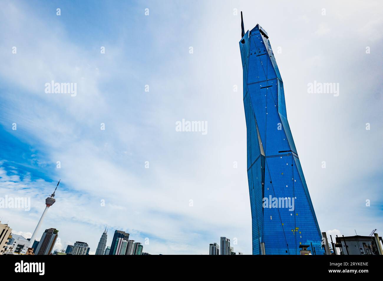 Kuala Lumpur, Malaysia - 05.01.2023: Merdeka 118 tower view, downtown ...