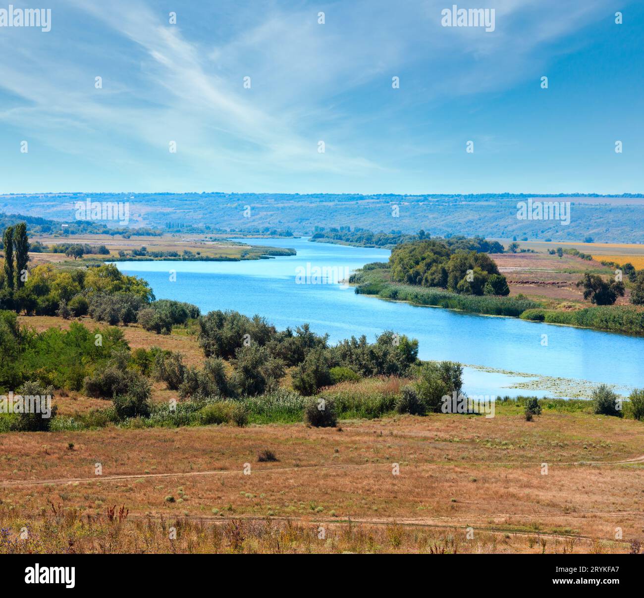 Summer Southern Bug river, Ukraine Stock Photo - Alamy