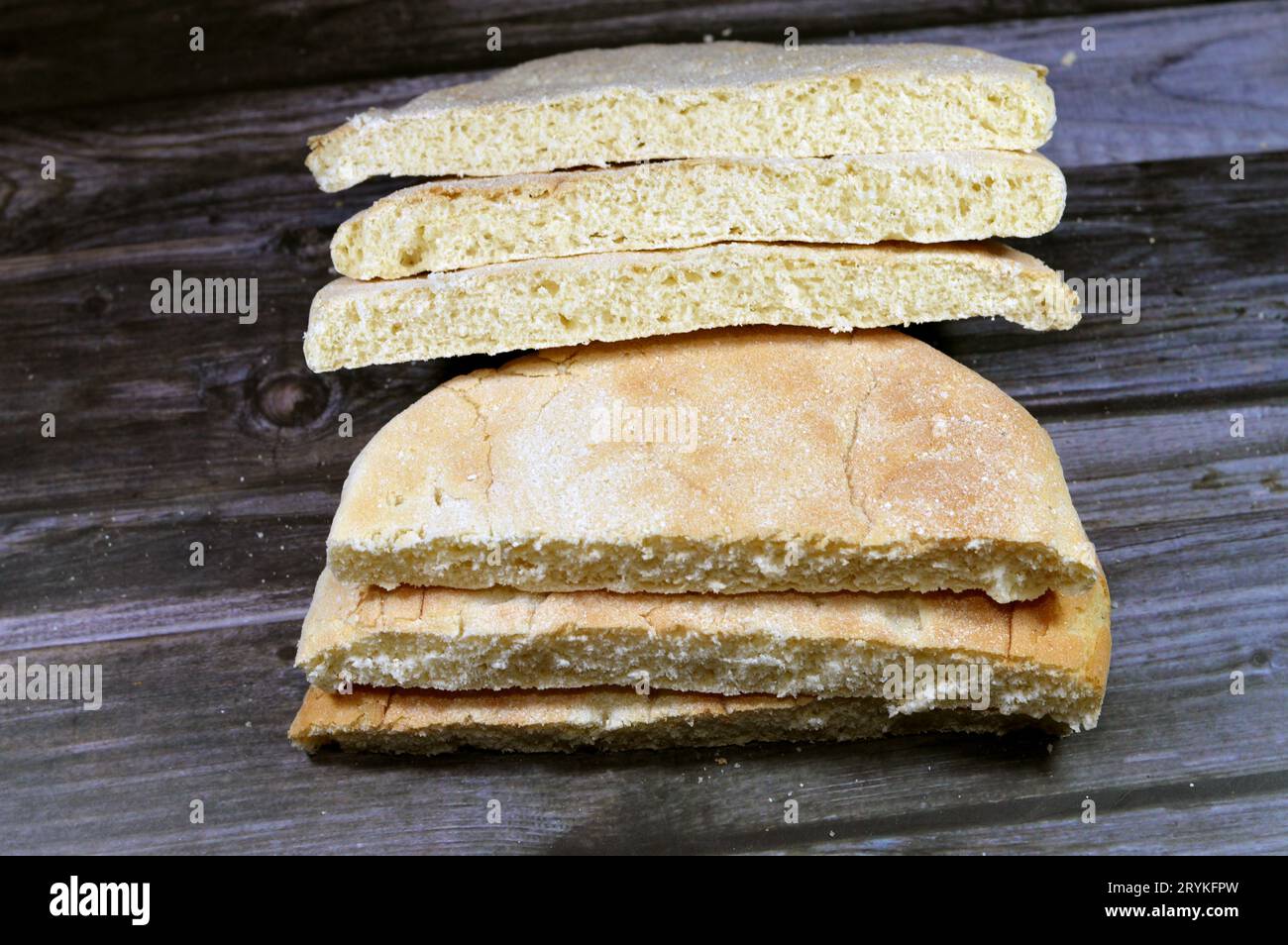 Cornbread, a quick bread made with cornmeal, the cuisine of the ...