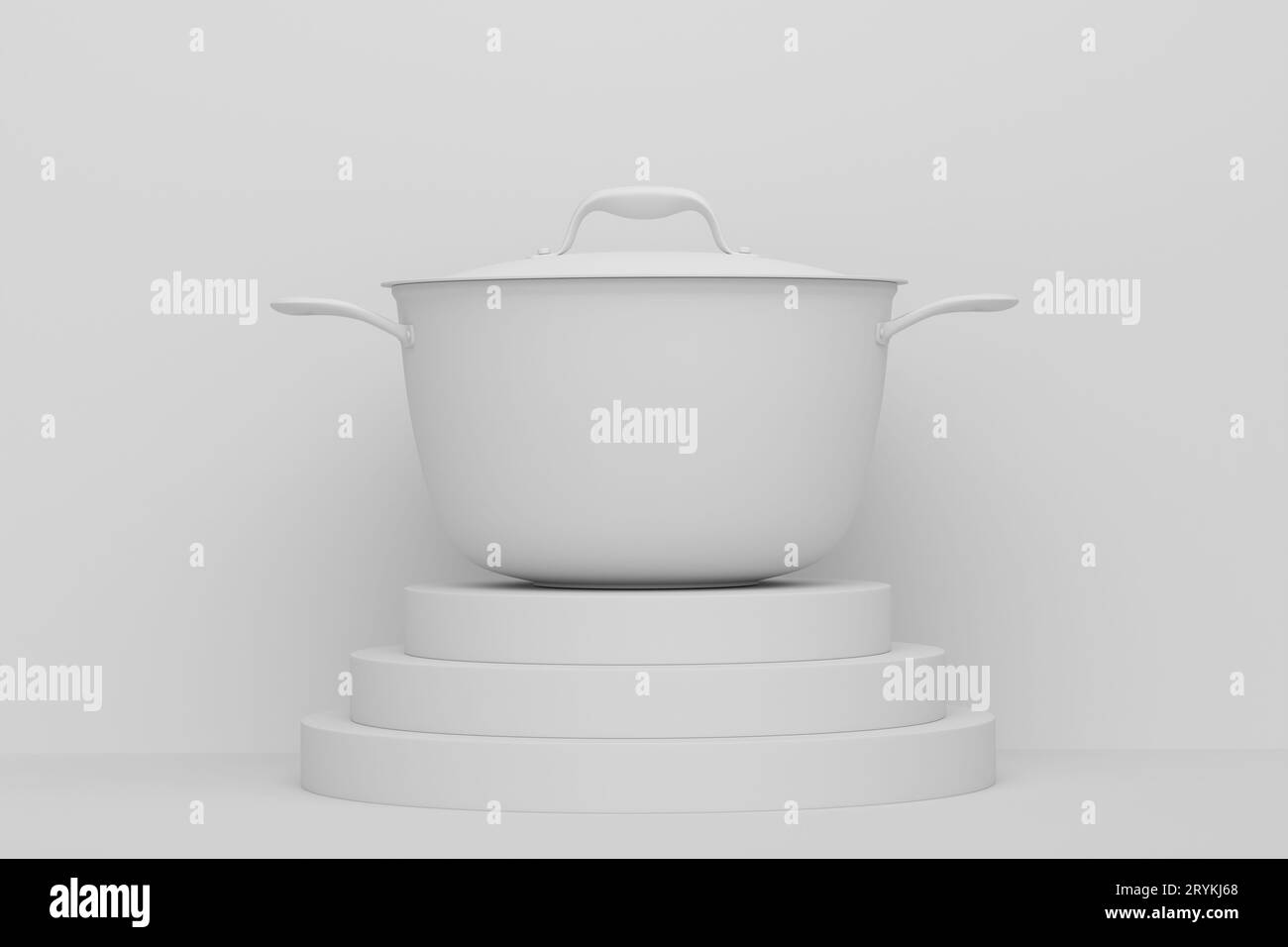 Abstract scene or podium for product showcase with stewpot on ...