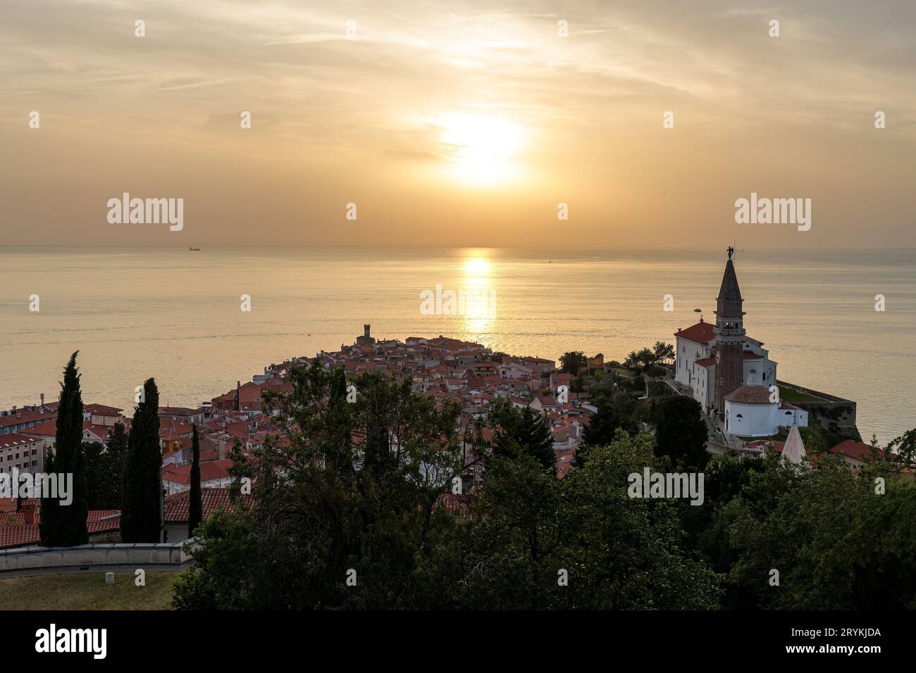 Piran slovenia aerial hi-res stock photography and images - Alamy