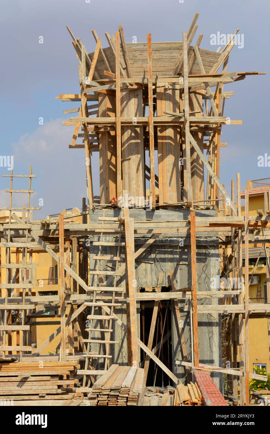 A new mosque under construction, building a new grand Masjid mosque in ...