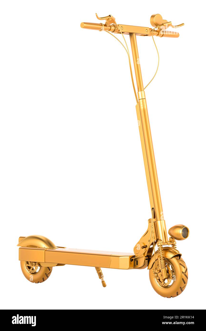 Gold scooter hi-res stock photography and images - Alamy
