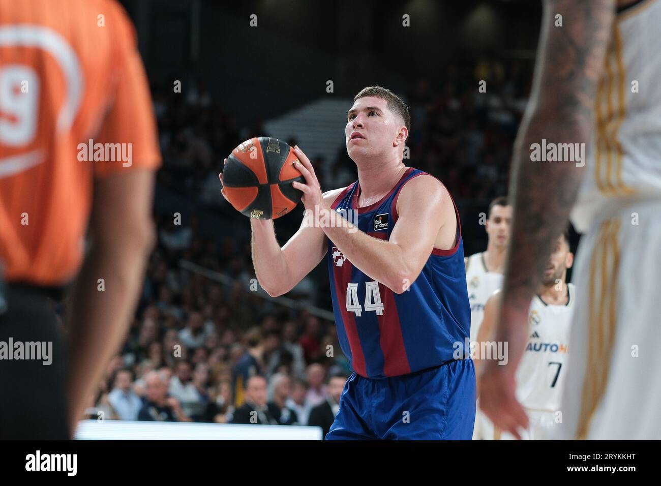 Madrid, Spain. 01st Oct, 2023. Joel Parra of Barcelona during ACB ...