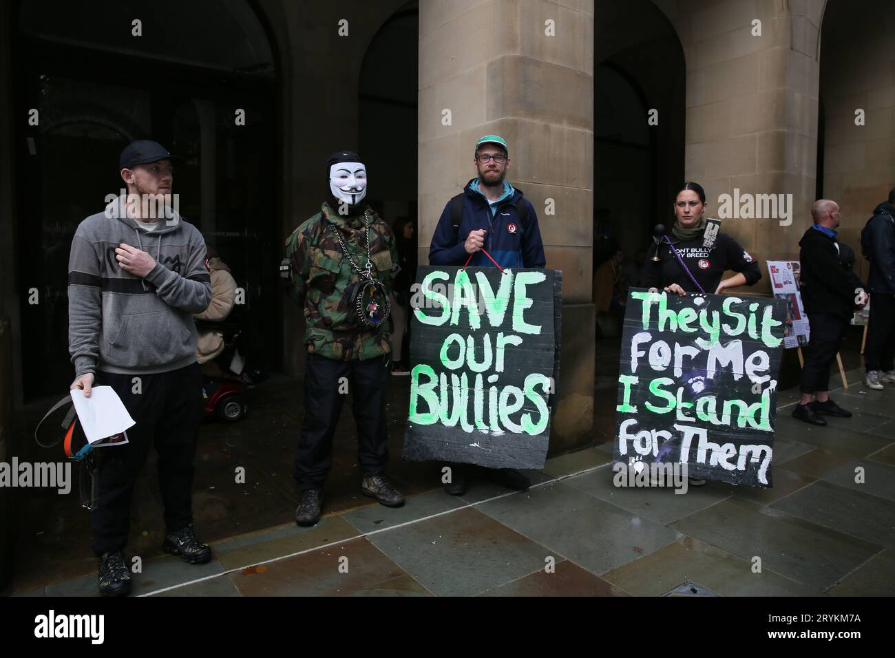 American bully xl protest hi-res stock photography and images - Alamy