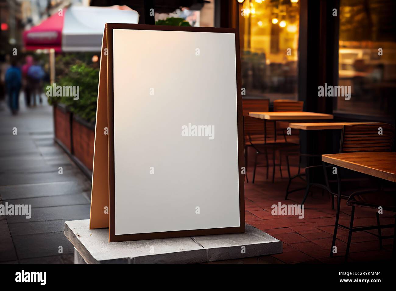 Blank menu mockup hi-res stock photography and images - Alamy