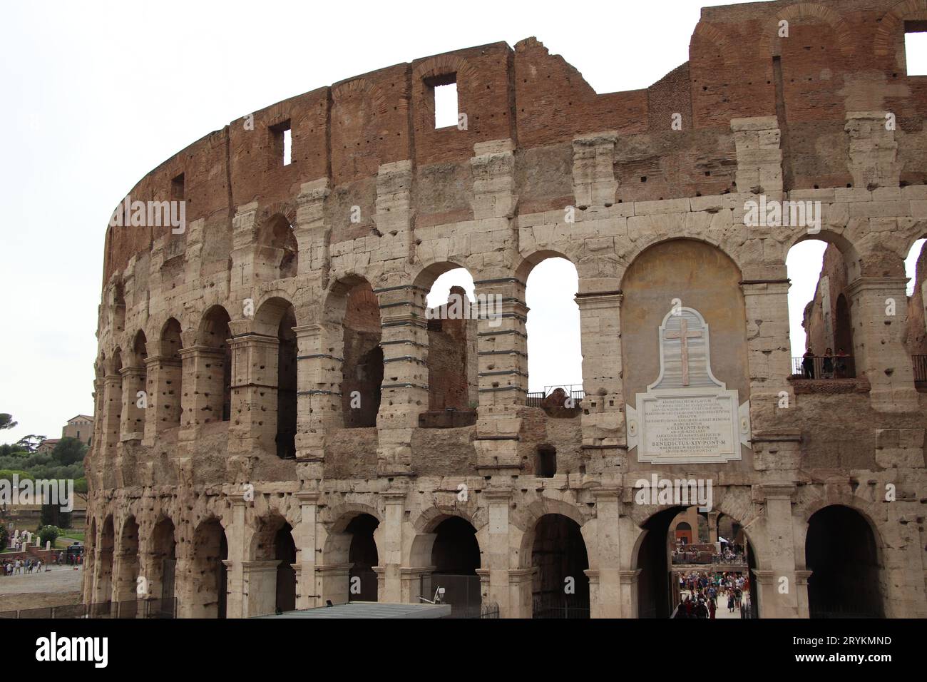Great Roman Colosseum, Coliseum, Colosseo, also known as the Flavian ...
