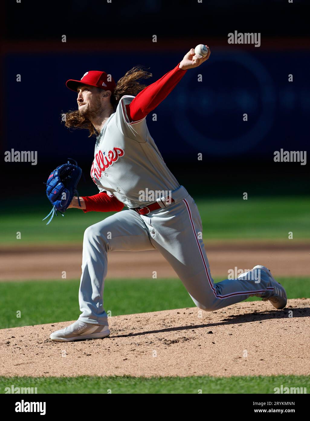 Philadelphia Phillies starting pitcher Matt Strahm throws against the ...