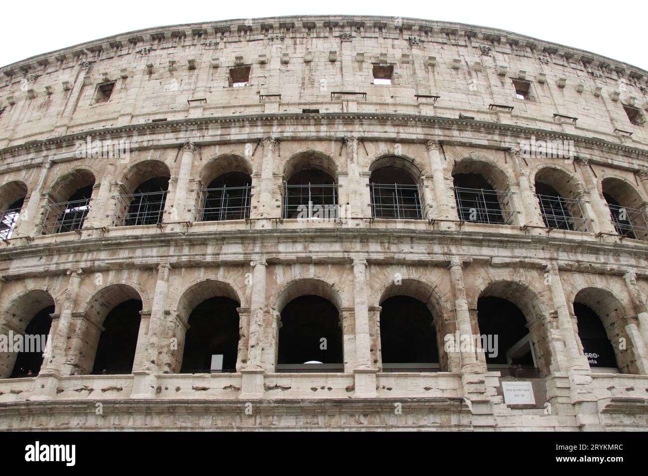 Great Roman Colosseum, Coliseum, Colosseo, also known as the Flavian ...