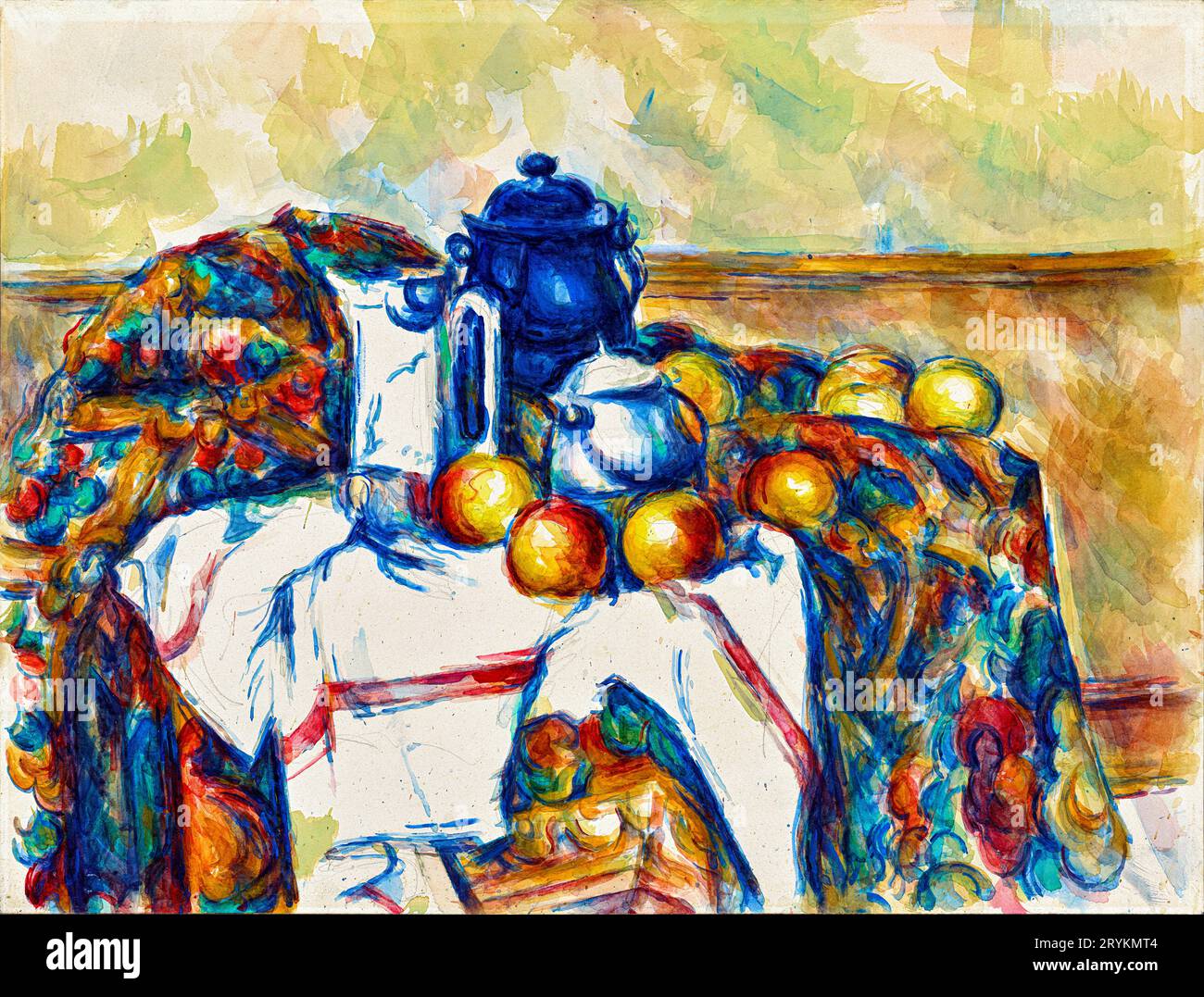 Still life painting blue hi-res stock photography and images - Alamy