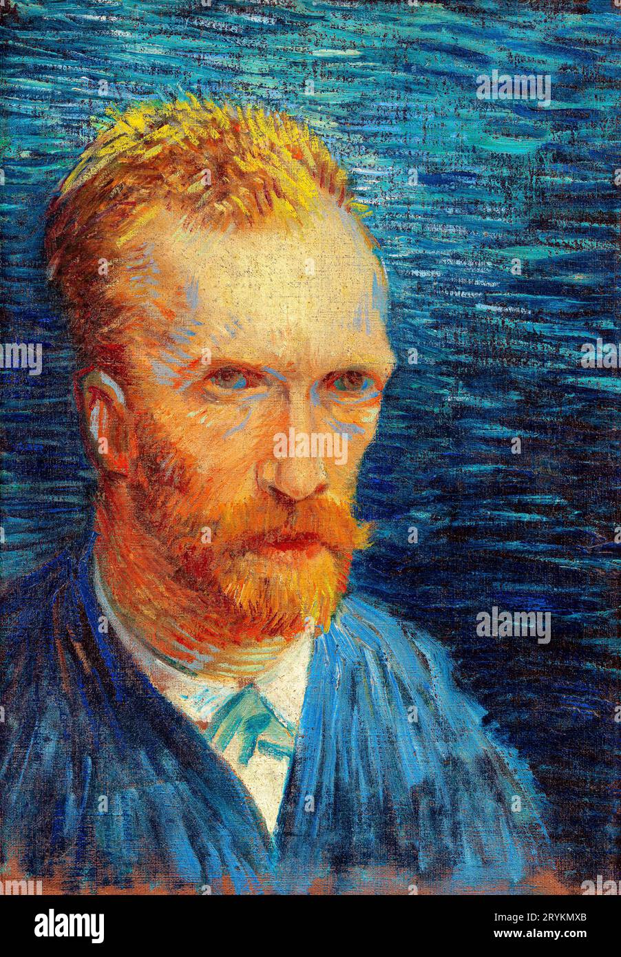 Vincent van Gogh's Self-Portrait famous painting Stock Photo - Alamy