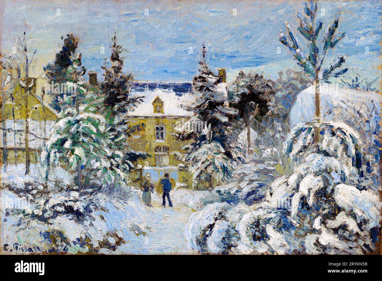 Piette's House at Montfoucault painting in high resolution by Camille ...