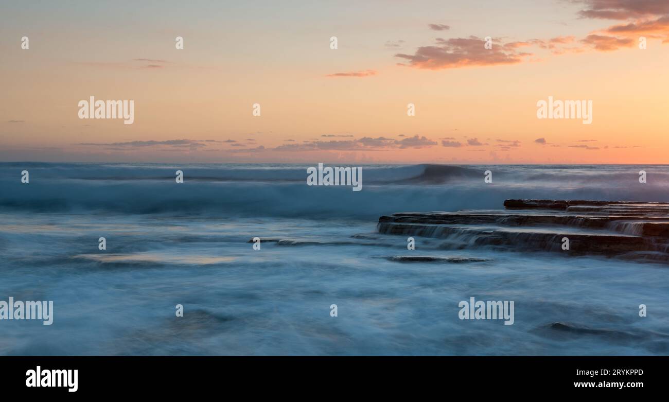 Rocky coast cyprus sunset hi-res stock photography and images - Alamy