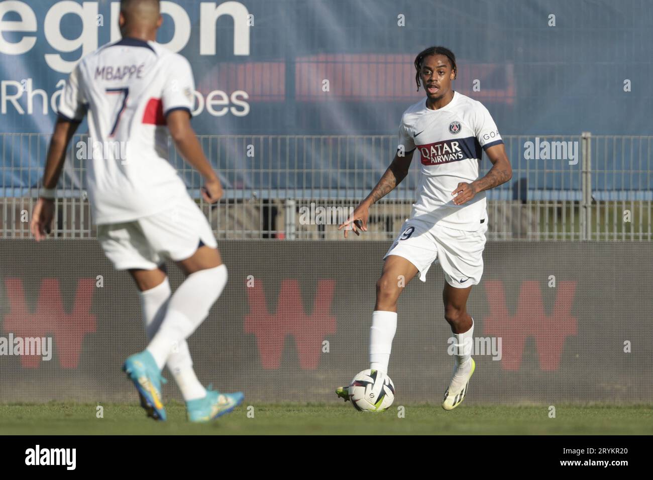 Bradley Barcola of PSG during the French championship Ligue 1 football ...
