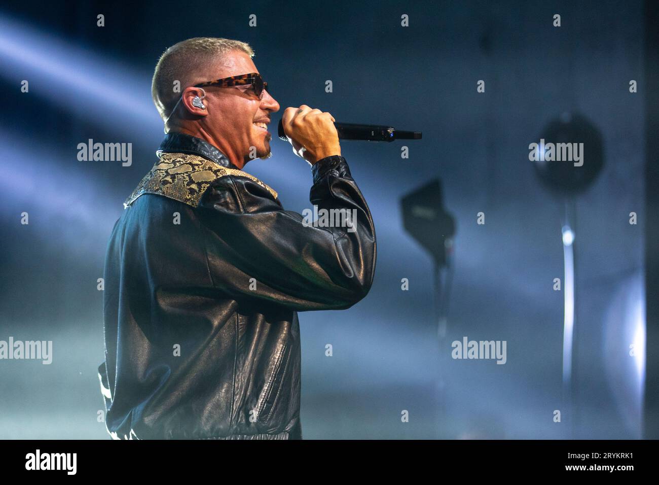 Milwaukee, USA. 30th Sep, 2023. Rapper Macklemore (Ben Haggerty) during ...