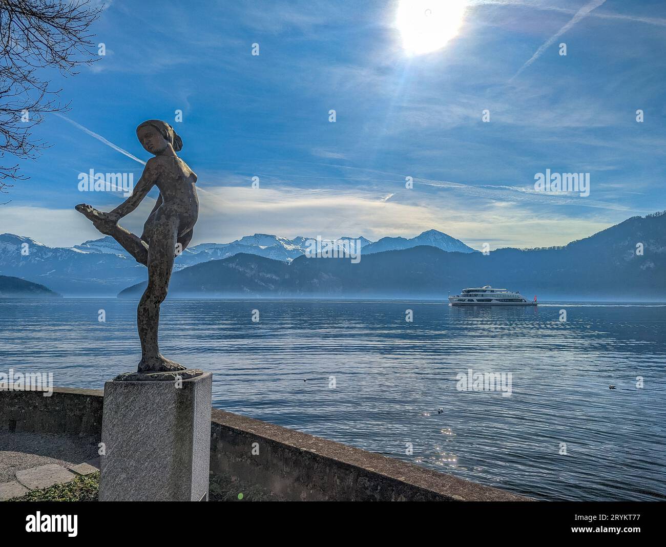 Weggis town hi-res stock photography and images - Alamy