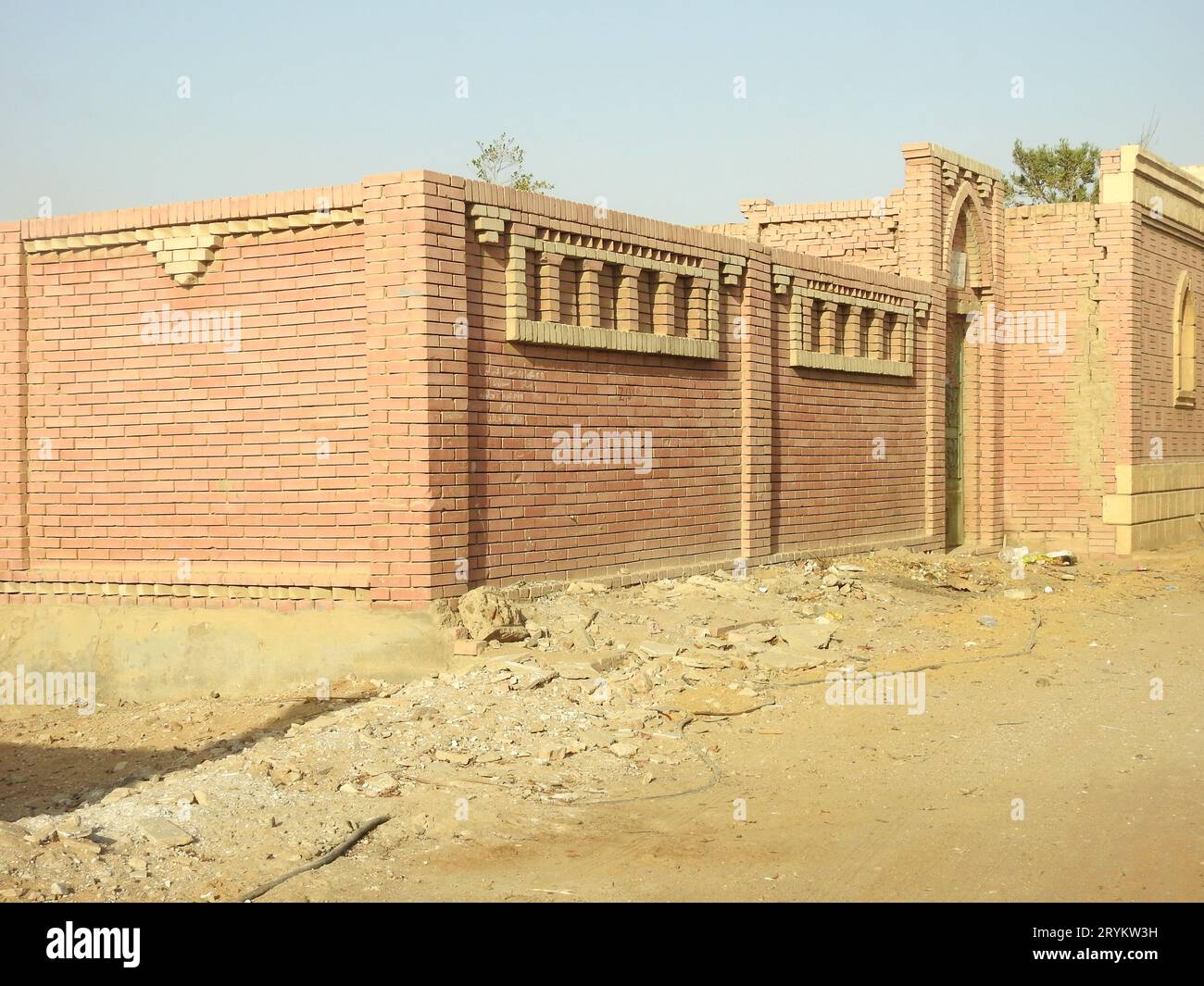 Cairo, Egypt, September 29 2023: New Cairo Muslim cemetery city of the ...