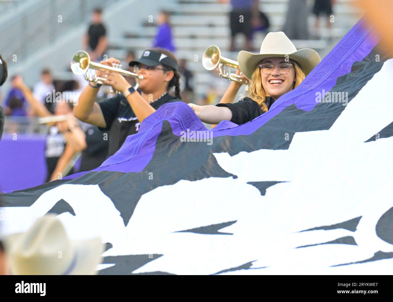 Tcu flag hi-res stock photography and images - Alamy