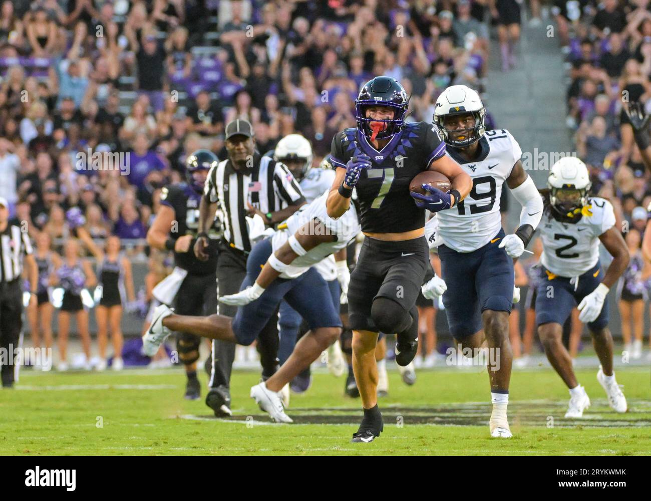 Fort Worth, Texas, USA. 30th Sep, 2023. TCU Horned Frogs wide receiver ...