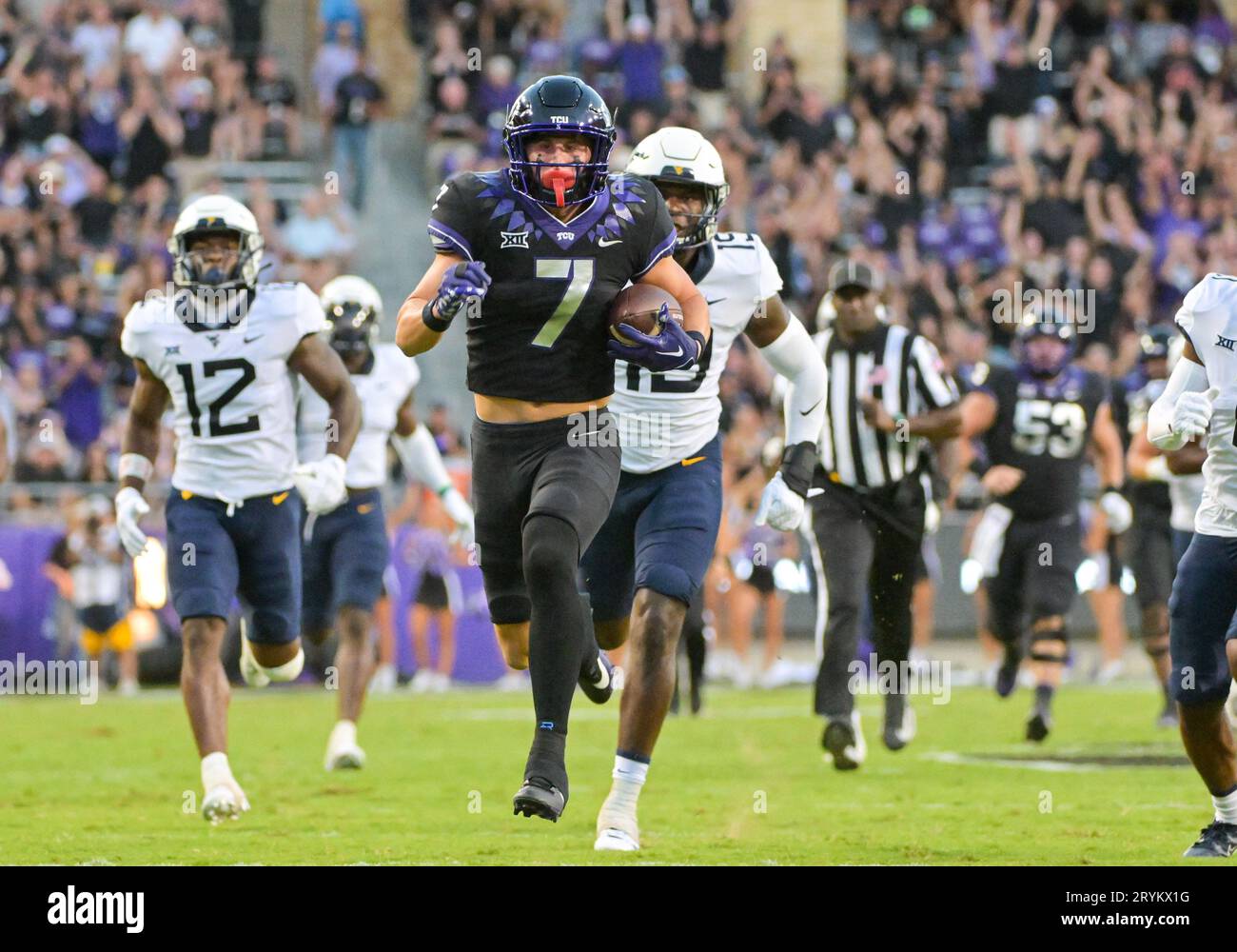 Fort Worth, Texas, USA. 30th Sep, 2023. TCU Horned Frogs wide receiver ...